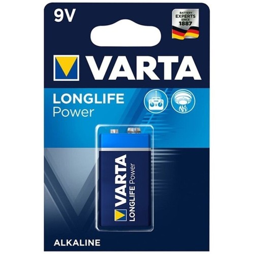 VARTA - LONGLIFE POWER ALKALINE BATTERY 9V LR61 1 UNIT | eBay