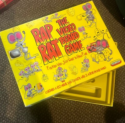 Rap Rat The Video Board Game Spear's Games 1992 VHS *RARE* Spare Pieces ...