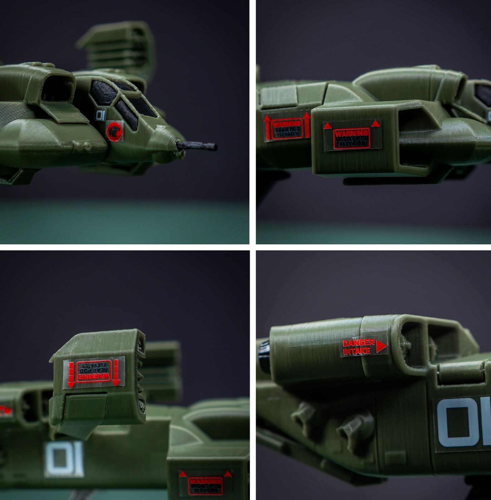 UD4 CHEYENNE Dropship ALIENS Plastic Model 3D Print 3D print | eBay