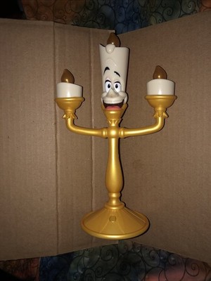 Disney Beauty and the Beast Lumiere Singing Candelabra Candlestick | eBay