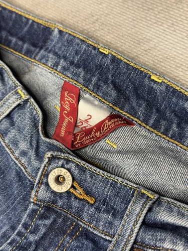 Lucky Brand Dungarees Sundown Straight Reg Denim Jeans Womens Sz 2 / 26 ...