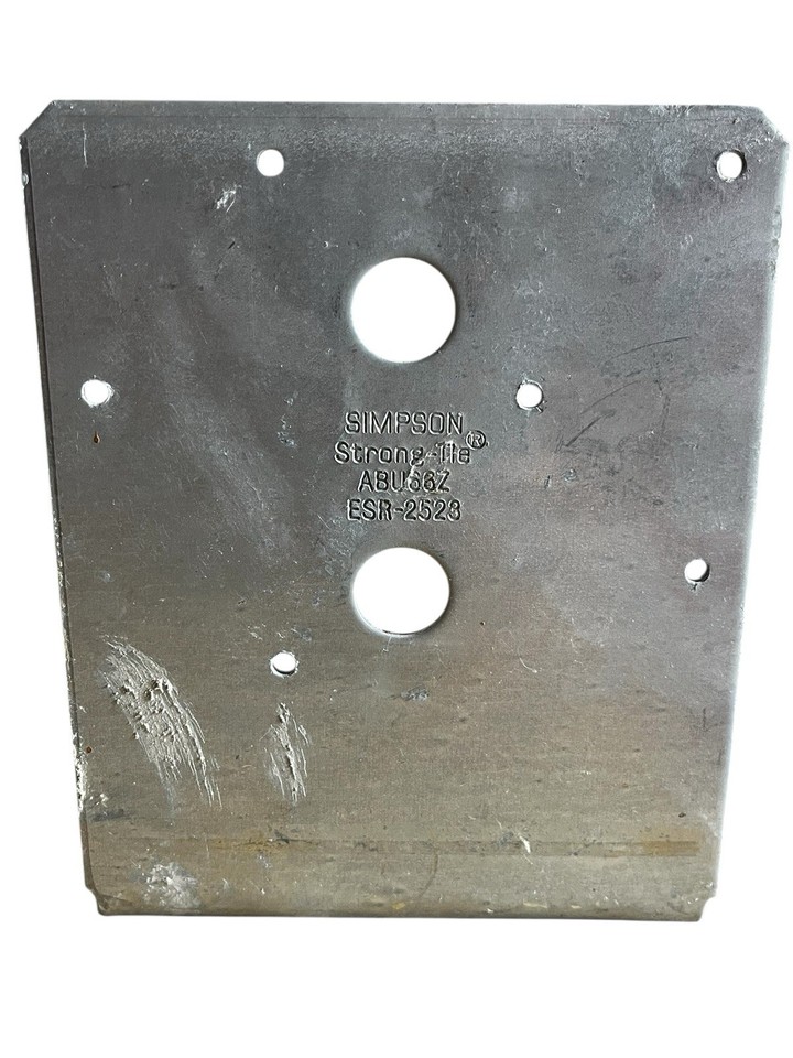 Simpson Strong Tie ABU66Z ZMAX Galvanized 12ga 6x6 Adjustable Post Base ...