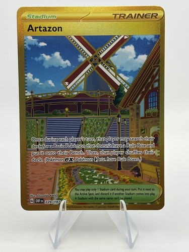 Pokemon TCG - Artazon - 229/197 (Hyper Rare Gold) - SV: Obsidian Flames ...