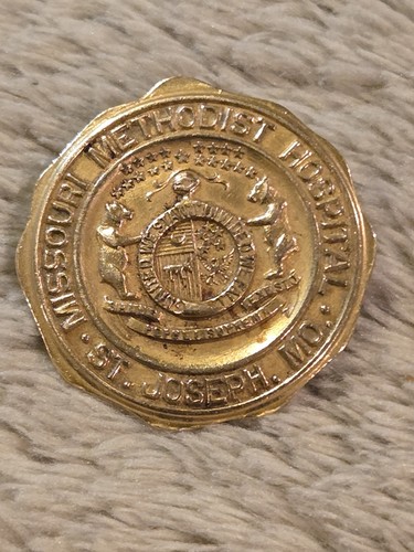 10KT YELLOW GOLD ST JOSEPH MISSOURI METHODIST HOSPITAL PIN NAMED 4.41 ...