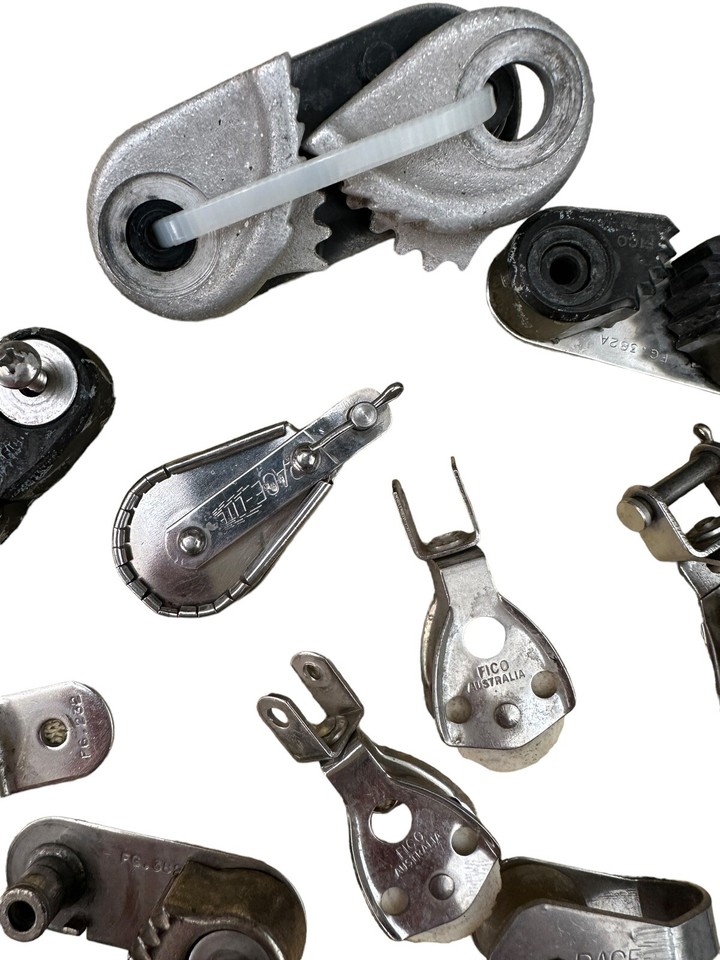 Lot of SAILBOAT RIGGING HARDWARE, STAINLESS STEEL, FICO, Race-lite | eBay