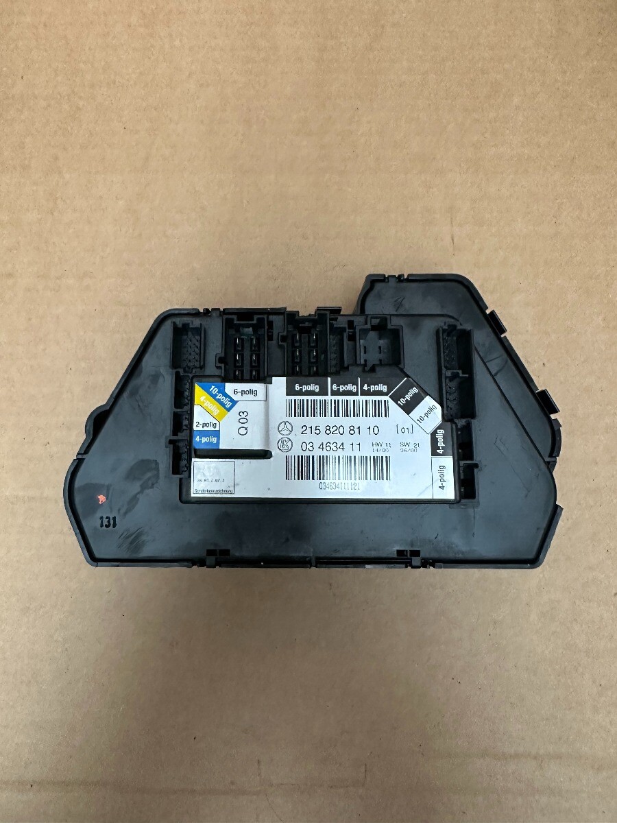 Mercedes 215 CL500 CL55 Front Door Control Unit / Seat Switch Left ...