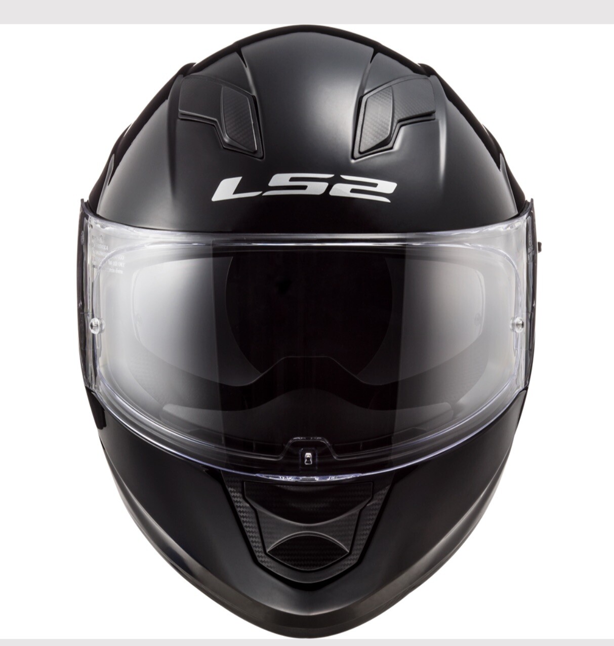 LS2 Stream Solid Full Face Motorcycle Helmet w/Sunshield Gloss Black ...