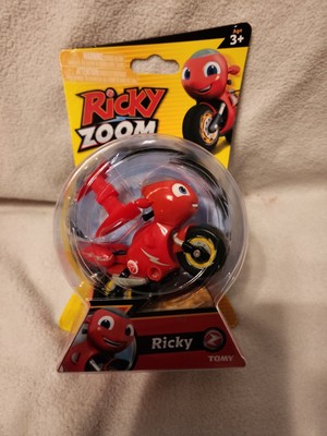 RICKY ZOOM - RICKY 3" Red Motor Bike Figure Toy *NEW Squished Pack ...