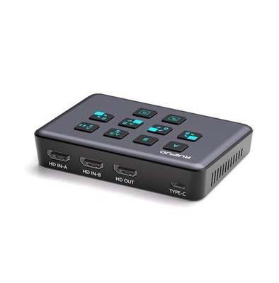 HDMI Live Stream Switcher, 4K 60HZ video capture card USB c HDMI to USB ...