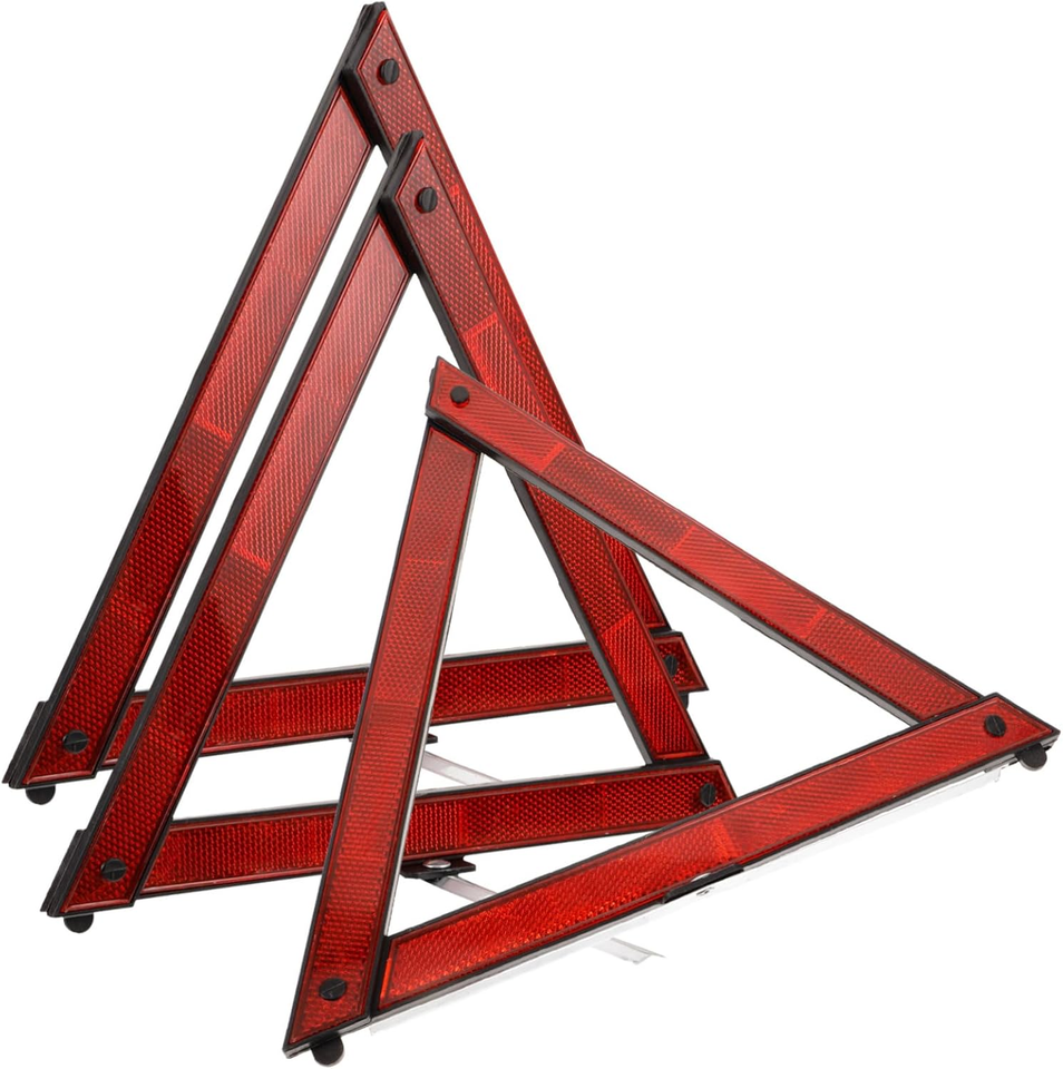 ULTECHNOVO 3Pcs Foldable Reflective Triangle Roadside Safety Triangles ...