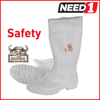 INYATI Safety Toe Gumboots PVC/Nitrile sole Gum Boots | eBay Australia