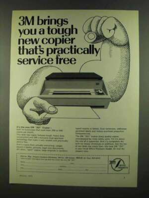 1972 3M 257 Copier Ad - Practically Service Free | eBay