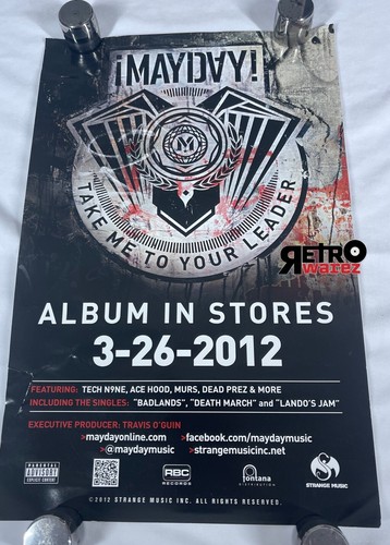 !Mayday! - Take Me To Your Leader Promo Poster 11x17” Tech N9ne Mayday ...