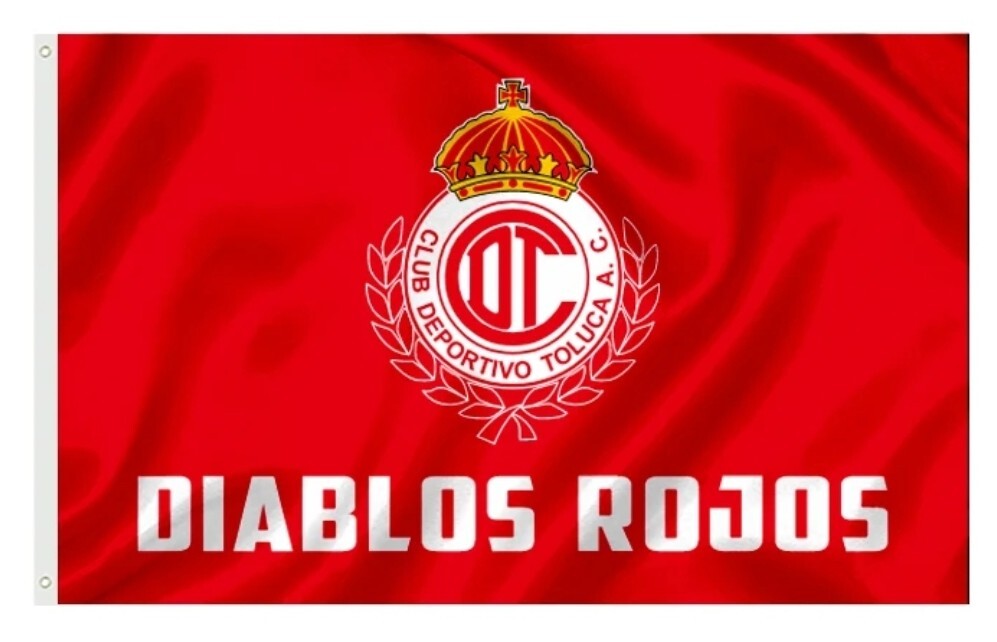 Diablo Rojos Toluca A.C. 3x5 Soccer Futbol Banner Flag | eBay