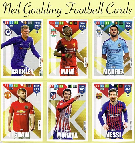 Panini FIFA 365 2020 ☆ TEAM MATE ☆ Football Cards #16 to #117 | eBay