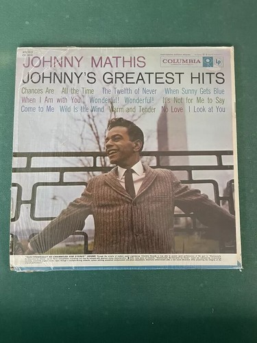JOHNNY MATHIS- Johnny's Greatest Hits 1962 -Columbia -Vinyl LP Record ...