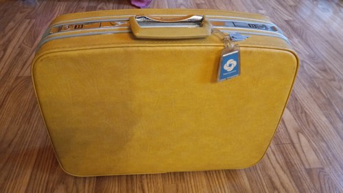 Vtg Samsonite Fashionaire Hardside Suitcase, Tag and Key, 20x15 x6 ...