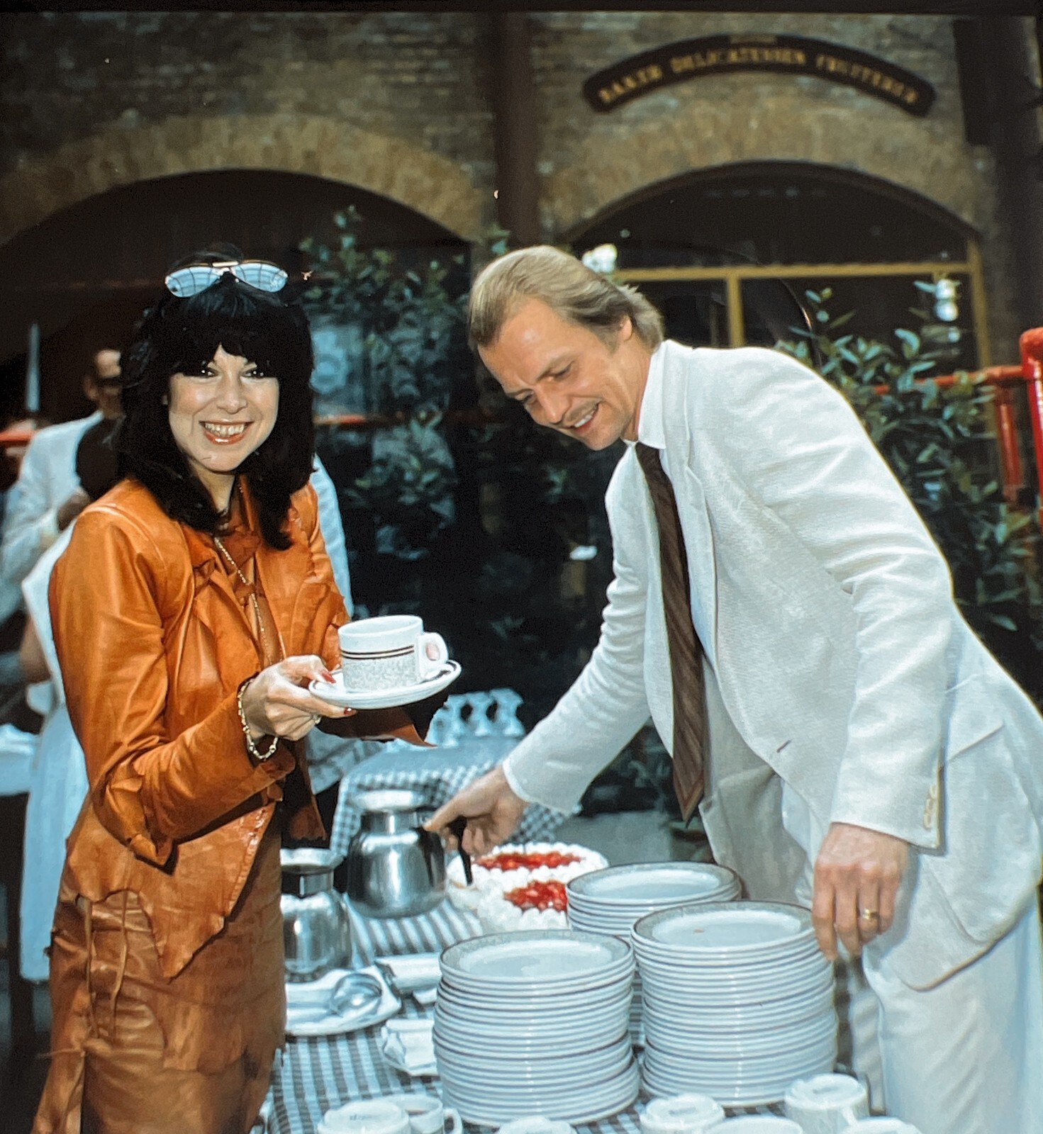 UK1-862 Pretty Sally James Handsome David Soul Actor Orig 2x2 Color ...