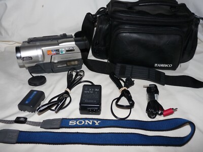 Sony CCD-TRV308 HI8 8mm Video8 camera Camcorder VCR Player Video ...