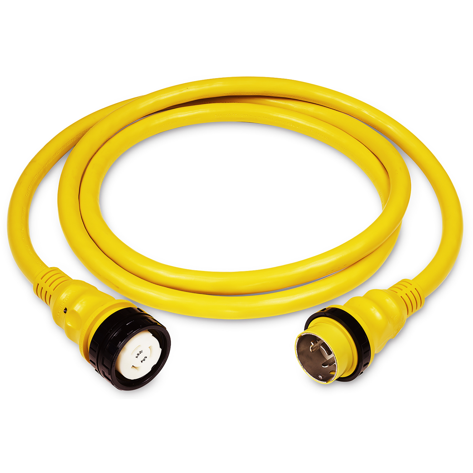Marinco 6152SPP-25 Power Cord Plus Cordset 25 Feet 50 Amp 125/250 Volt ...