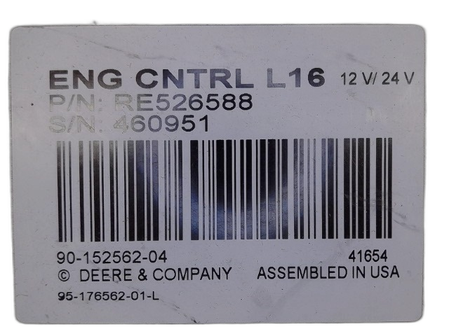 John Deere RE526588 ENGINE CONTROL | eBay