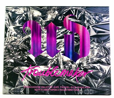 Urban Decay TROUBLEMAKER Eye Shadow Palette & Travel Size Mascara NIB ...