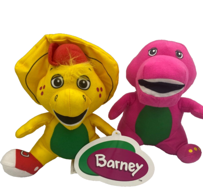 Barney Plush BARNEY'S WORLD Baby Bop Plush 12 Inch Soft Cuddly Toy For