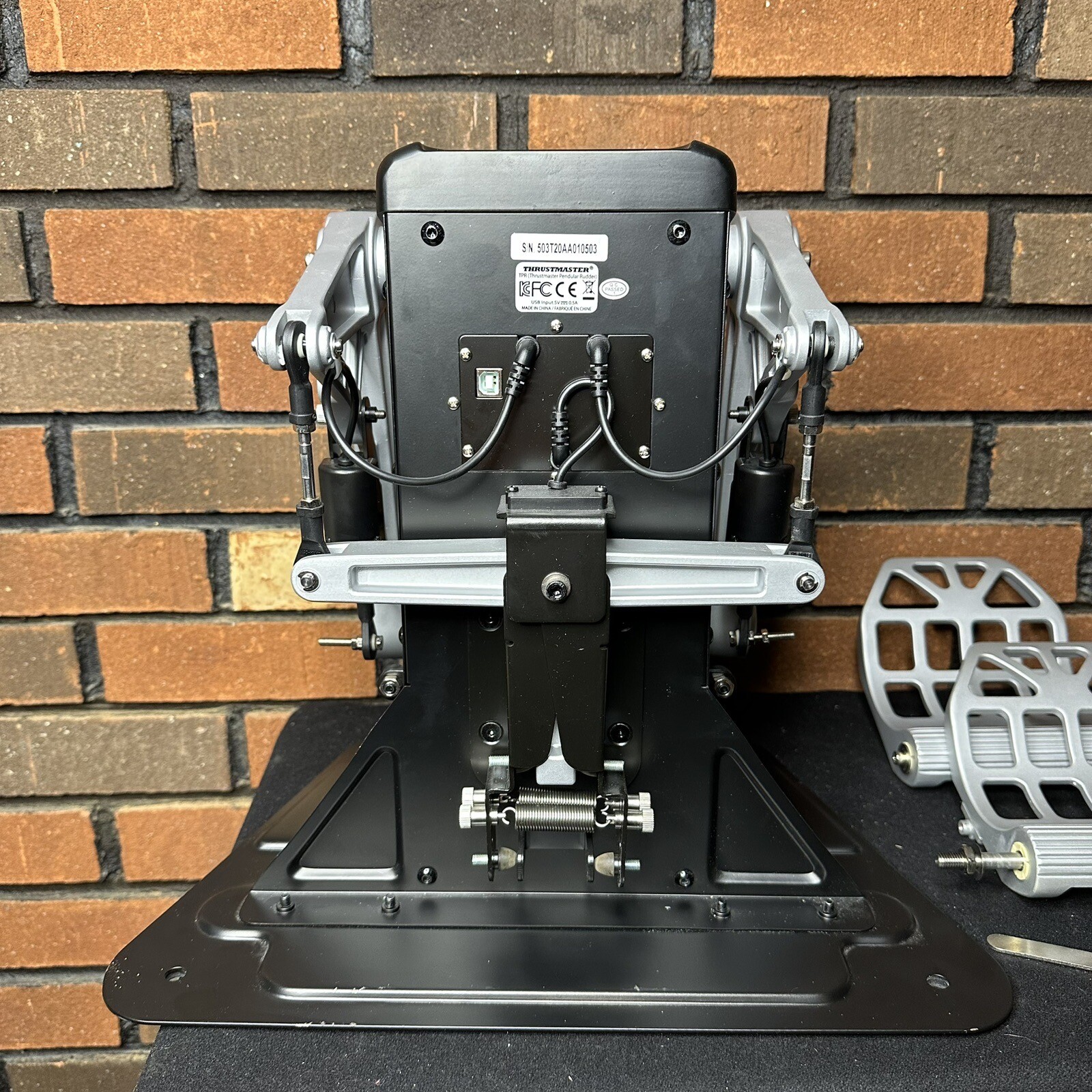 Thrustmaster TPR Pendular Rudder Pedals Perfect For Flight Simulators ...