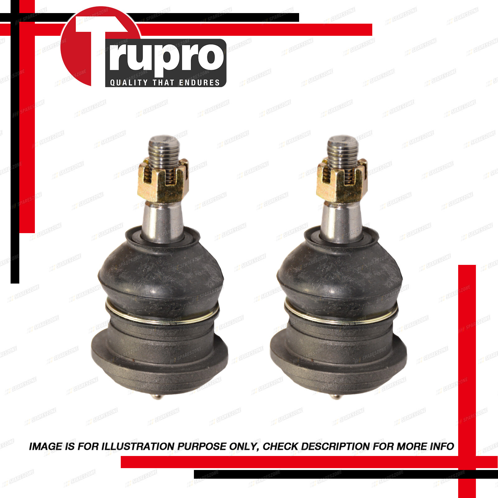 2 Pcs TruPro Lower LH+RH Ball Joints for PROTON Satria Wira M21 Persona ...