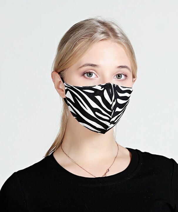 Face Mask Cover Fashion Reusable Washable Breathable Cloth Covering ...
