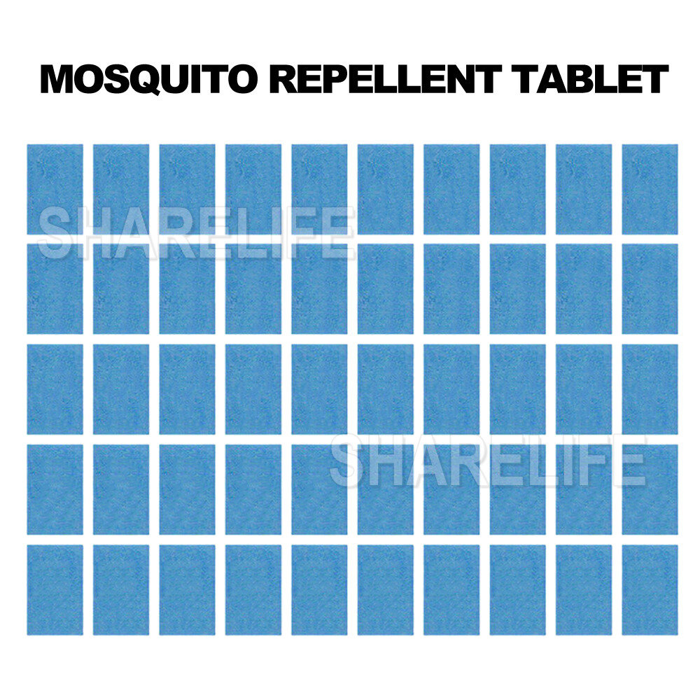 50Pcs Mosquito Repellent Insect Bite Mat Tablet Replace Refill Pest ...
