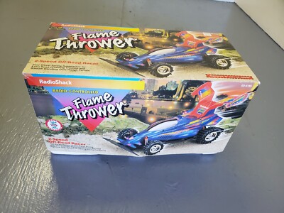 Radio Shack 60-4185 Flame Thrower RC 2-Speed Off-Road Racer (Blue) | eBay