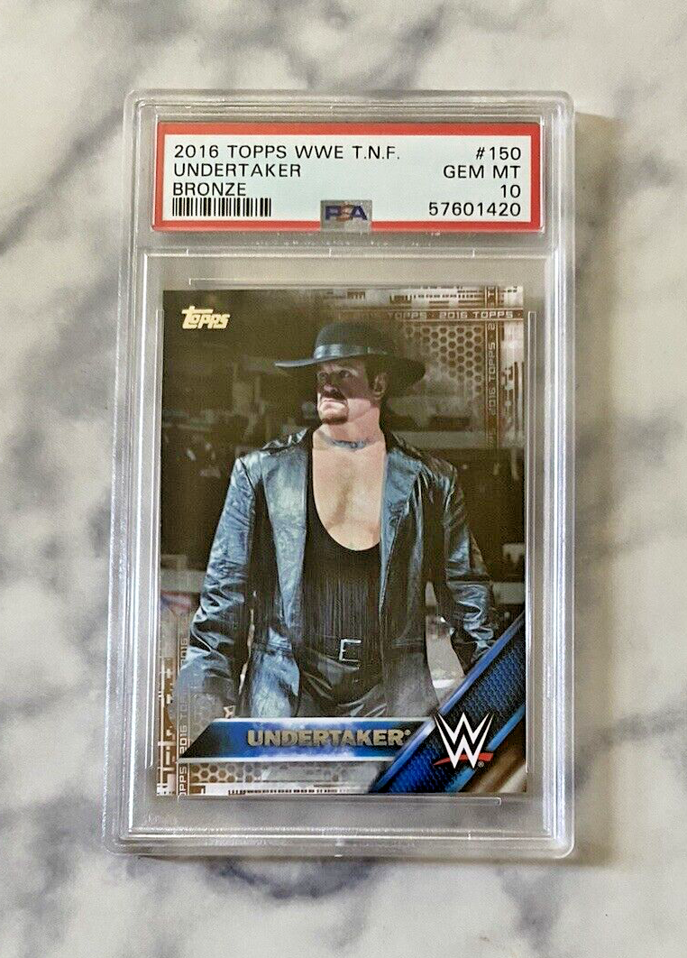 UNDERTAKER 2016 WWE T.N.F #150 PSA GEM MINT 10 (POP 1) | eBay