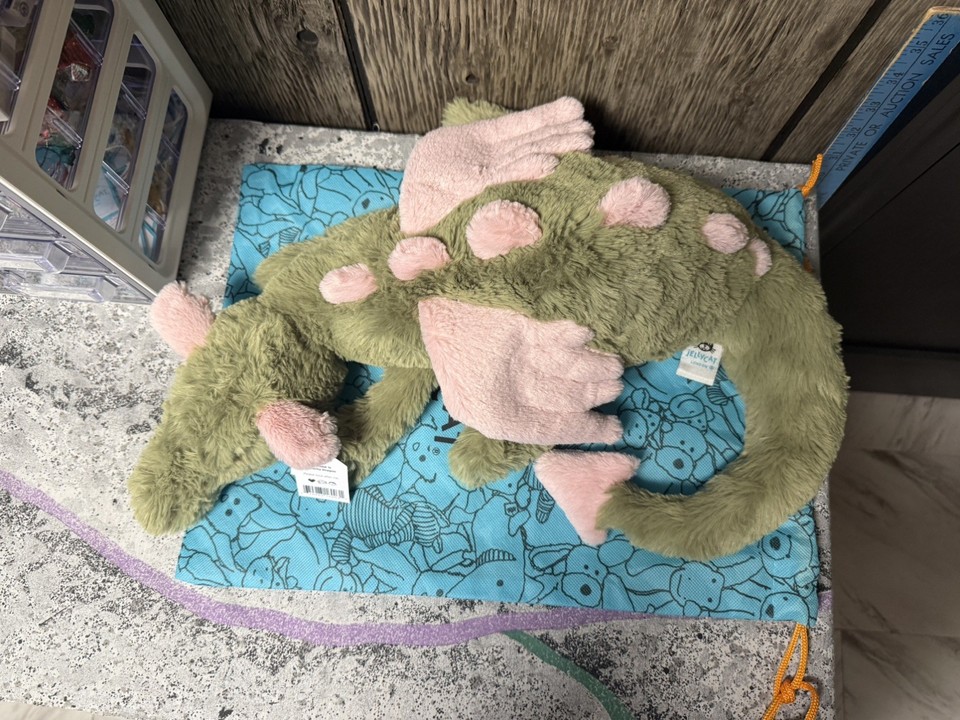 Authentic Jellycat Malachy Dragon WT And Dustbag | eBay