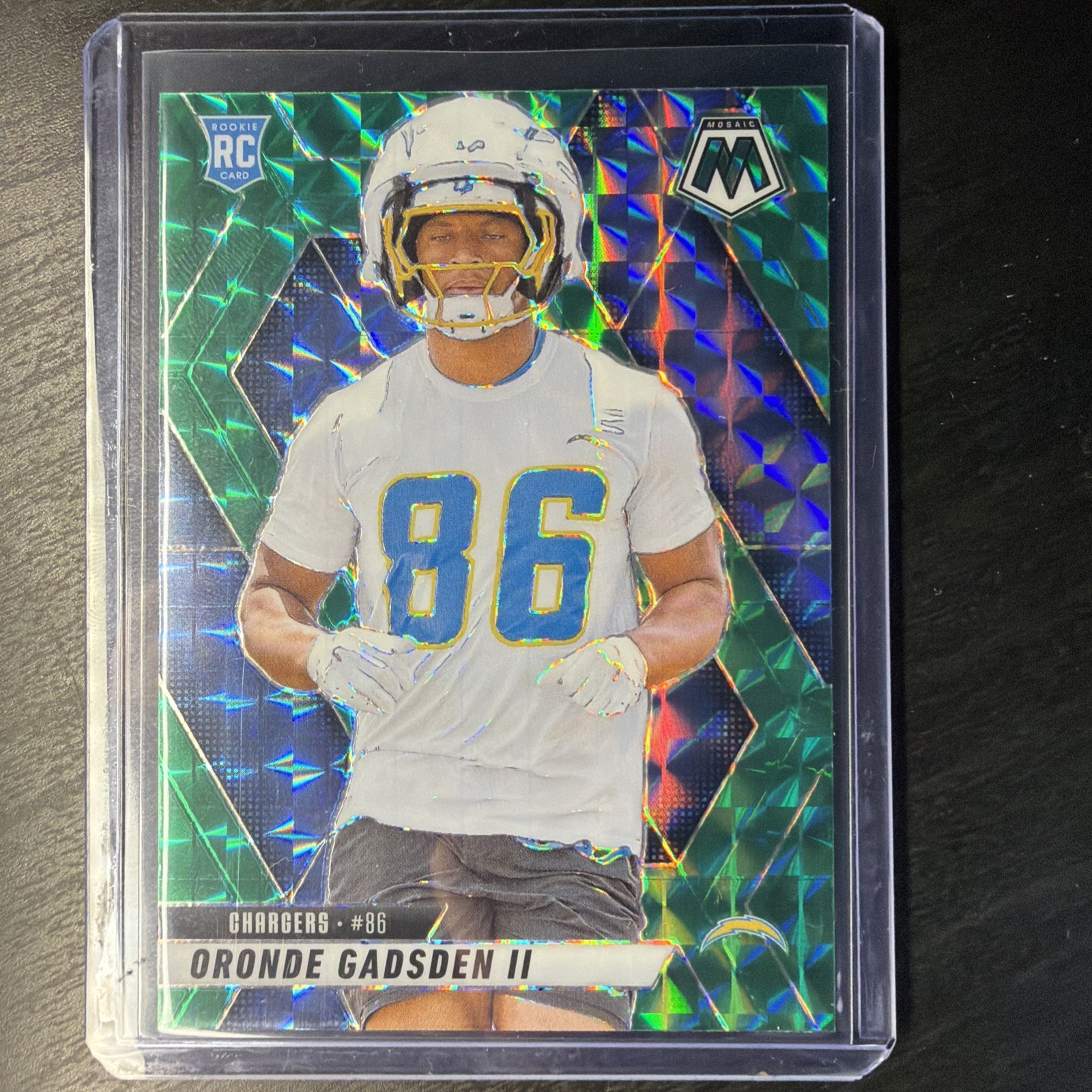 Oronde Gadsden II 2025 Mosaic #374 Green Price Guide - Sports Card Investor