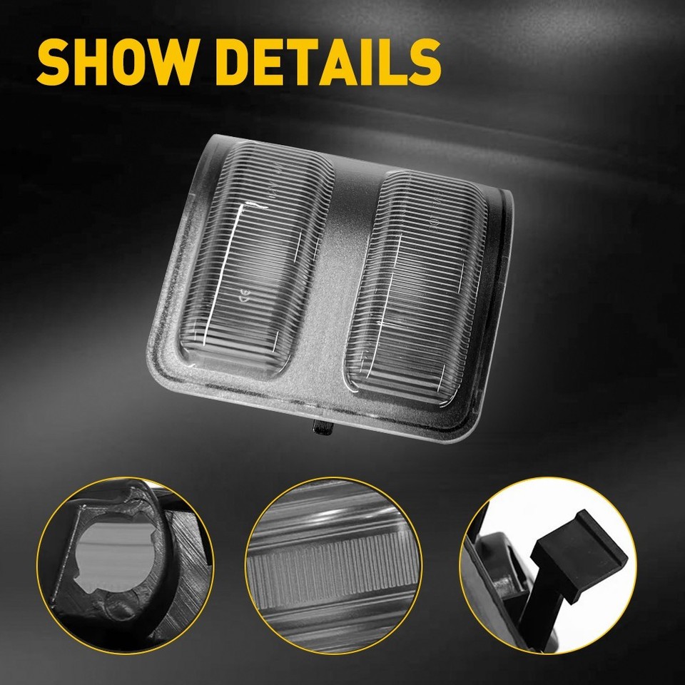 Clear Lens Side Mirror Signal Light Housings Fits Ford F150 F250 F350 ...
