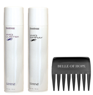 Brandywine 2pk, 10oz Aerosol Wig Holding Spray and Wide Tooth Comb | eBay