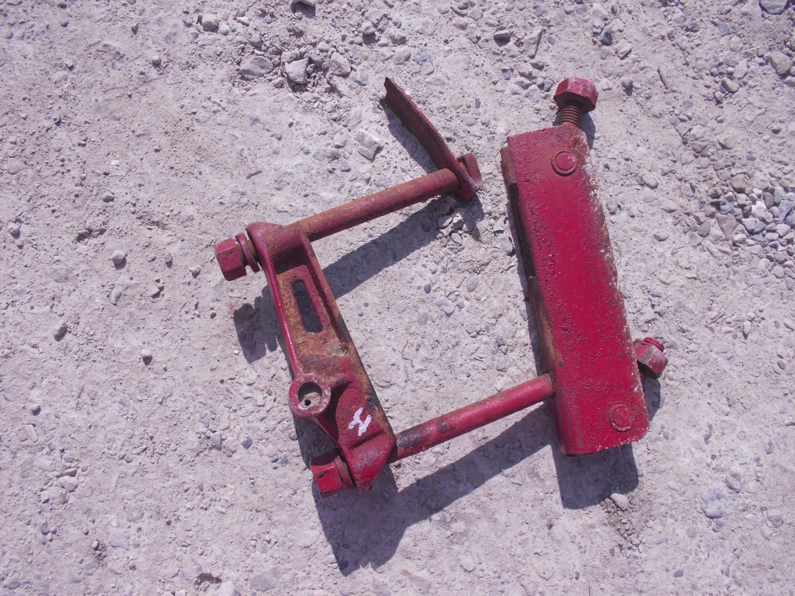 Farmall H SH 300 350 Tractor IH drawbar draw bar axle cultivator rear ...