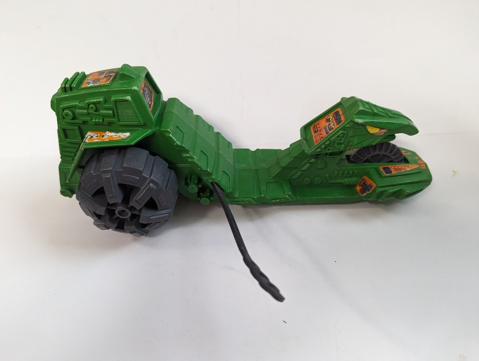 Vintage He Man Green Road Ripper Trike With Seat Belt Car Vehicle MOTU ...