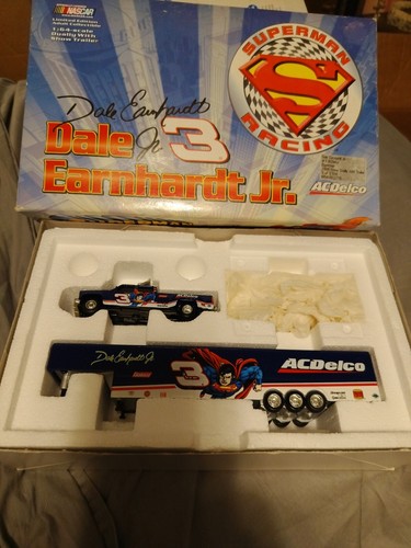 Dale Earnhardt Jr 1999 #3 AC Delco/Superman Dually with trailer | eBay