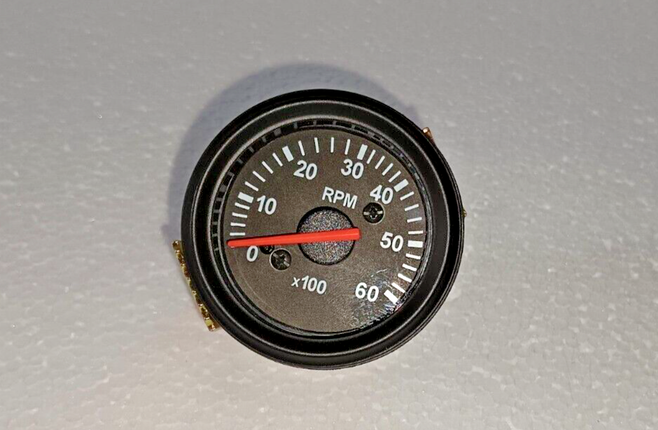 VDO Type 2 1/16" 52mm Electronic Tachometer Cockpit International 6000 ...