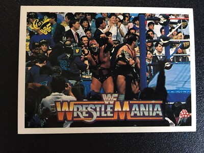 Demolition 1990 Classic WWF Wrestlemania Card WWE Ax Smash | eBay