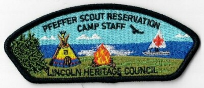 Boy Scout Lincoln Heritage Council Pfeffer Reservation Camp Staff CSP ...