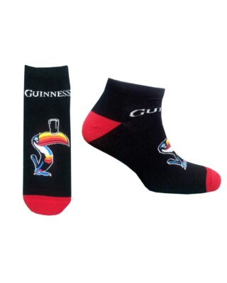 Traditional Craft Ireland Black Guinness Toucan Trainer Sock for Men | eBay