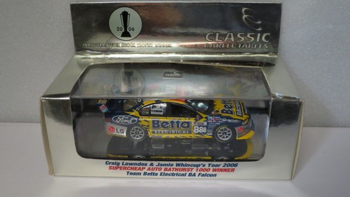 1/43 CLASSIC FORD BA FALCON 2006 BATHURST WINNER LOWNDES WHINCUP 888 ...