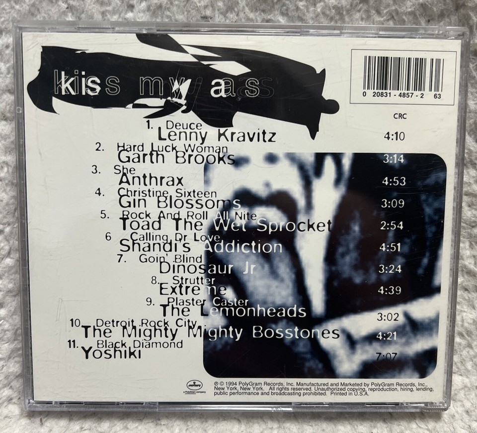 Kiss My Ass: Classic KISS Regrooved Cover Album by Various Artists CD ...