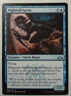 Nightveil Sprite *PLAYSET* Magic MtG x4 GRN Guilds of Ravnica | eBay