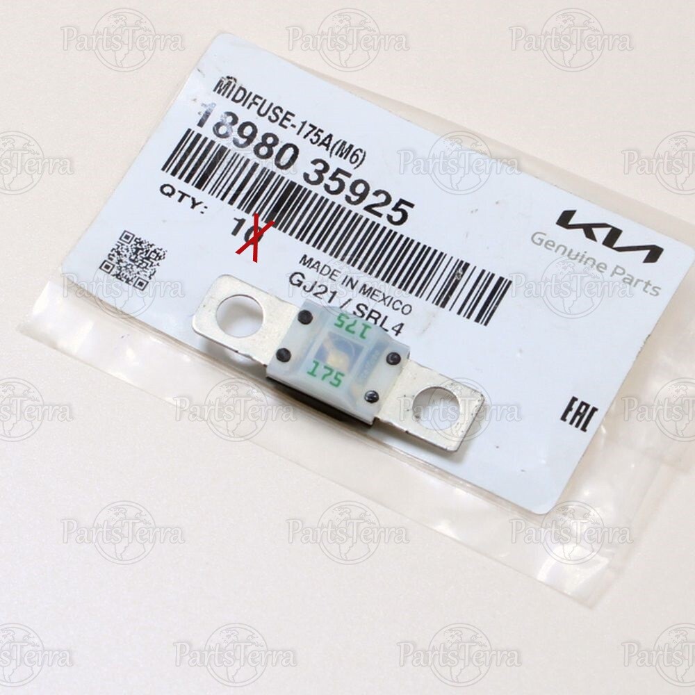 18980-35925 New Genuine OEM KIA 175A (M6) Midi Fuse for 2011 – 2013 KIA ...