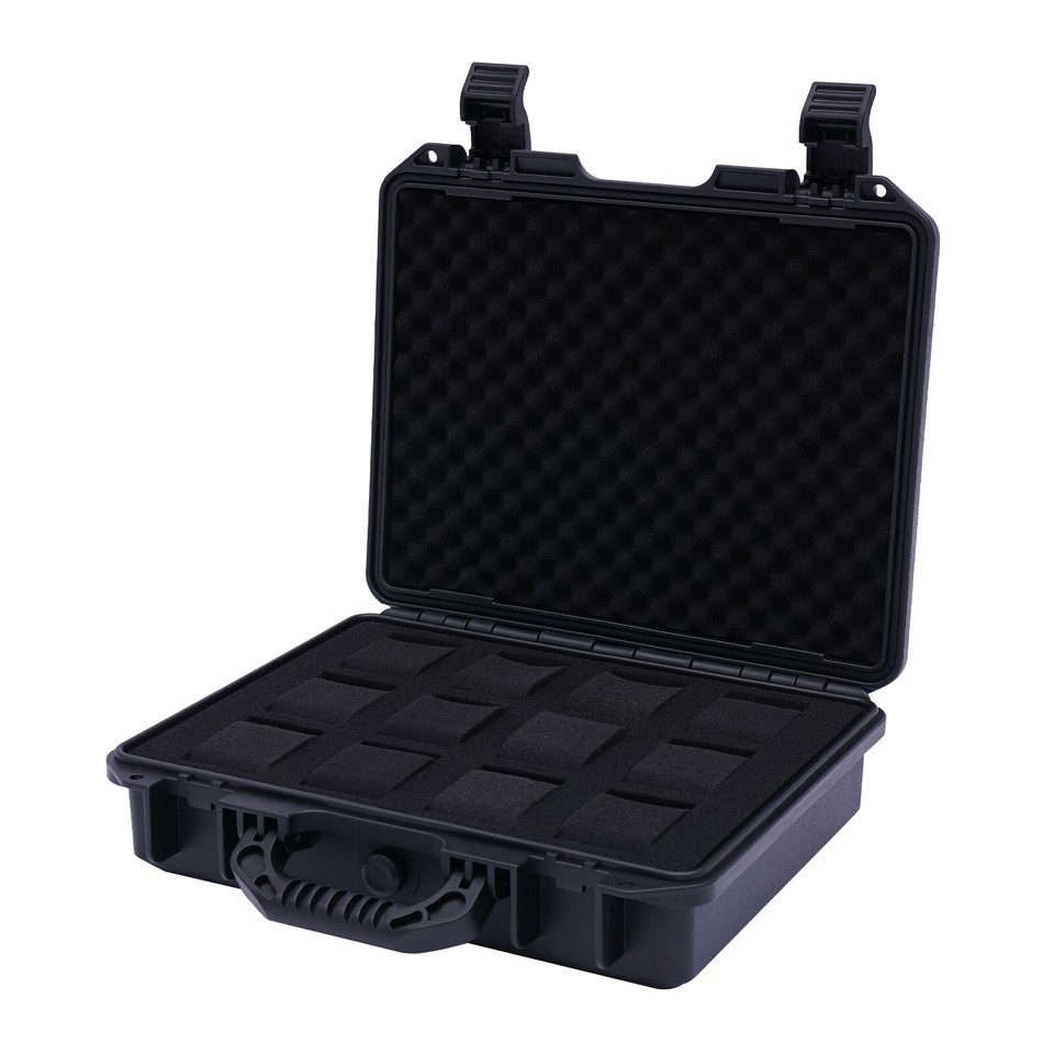 12-Slot Watch Travel Case Hard Shell Protection Organizer Jewelry ...