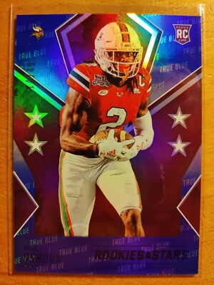 K.J. KJ OSBORN VIKINGS MIAMI U 2020 PANINI R&S STARS #14/49 RC ROOKIE ...